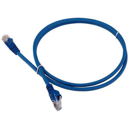 Патч-корд Lanmaster LAN-PC45/U5E-7.0-BL UTP вилка RJ-45-вилка RJ-45 кат.5е 7м синий LSZH (уп:1шт)