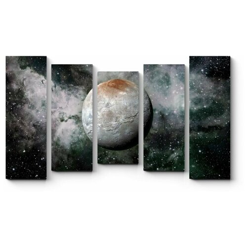 Модульная картина Спутник Плутона 110x66