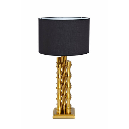 Лампа настольная Garda Decor Bamboo черная K2KM0901BR