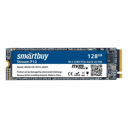 Накопитель SSD Smartbuy Stream P12 128Gb (SBSSD128-STP12-M2P3)
