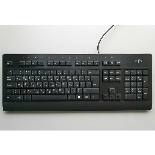 Клавиатура Fujitsu Keyboard KB955 USB Black RU/US