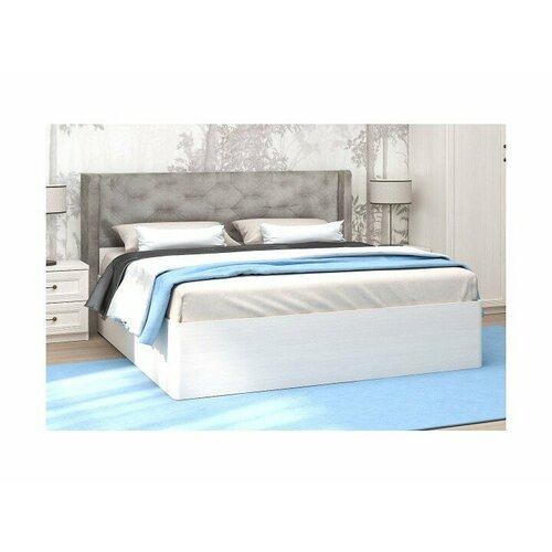 Кровать 1,4 арт.002 (модерн) (Night Blue)