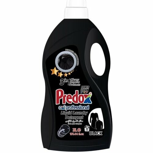 Гель для стирки Predox OXI Professional Black, для темного белья, 3 л