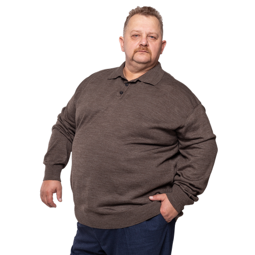 Пуловер Turhan, размер 4 XL, коричневый