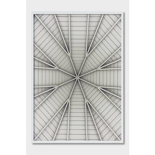Постер для интерьера Postermarkt, 30х40 см в белой рамке, постер Архитектура #56