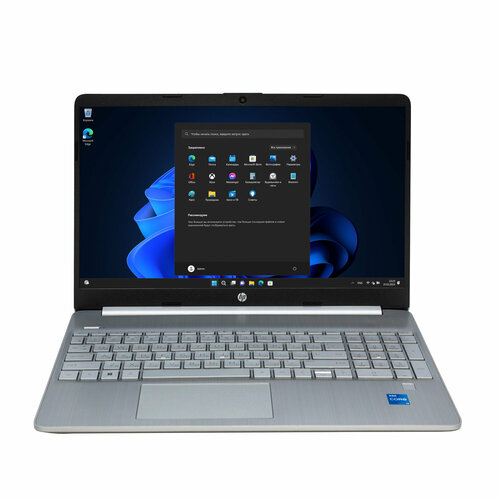 Ноутбук HP Laptop 15 15.6" FHD/Intel i3-1115G4 3ГГц/8Гб DDR4 RAM/256Гб SSD/Intel UHD Graphics/Windows 11 H/Русская клавиатура