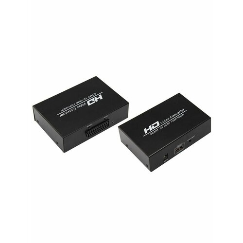 Конвертер активный SCART на HDMI, металл