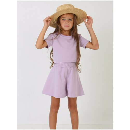 Комплект одежды , размер 116, фиолетовый
