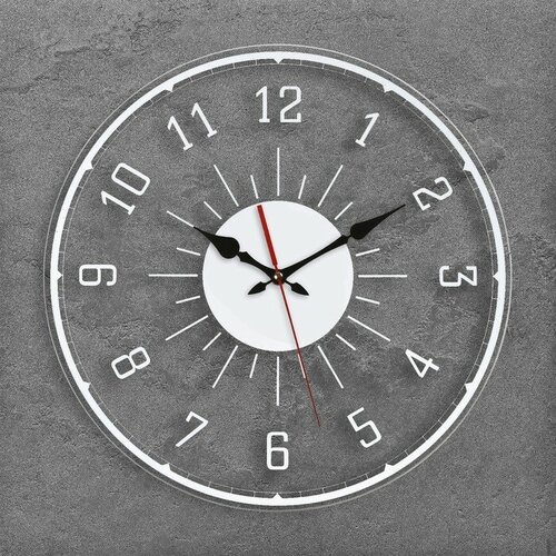 Рубин Часы настенные, интерьерные "Лофт 1", d-39 см, бесшумные