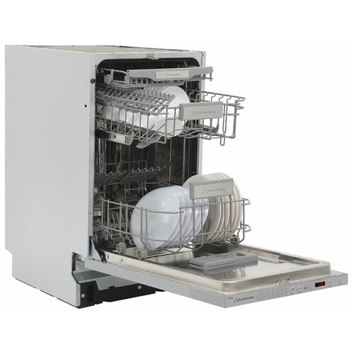 Посудомоечная машина встраиваемая Schaub Lorenz SLG VI4630, 45 см,11 комплектов, 6 программ, AQUA STOP, Луч на полу.