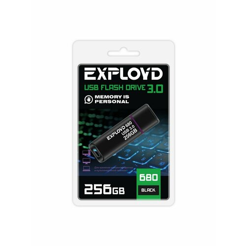 Флешка USB 3.0 Exployd 256 ГБ 680 ( EX-256GB-680-Black )