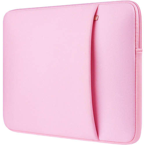 Чехол на MacBook 13" / Чехол для ноутбука, документов с карманом, цвет: розовый