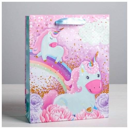 Дарите Счастье Пакет ламинированный вертикальный «Розовые мечты», ML 23 × 27 × 11,5 см