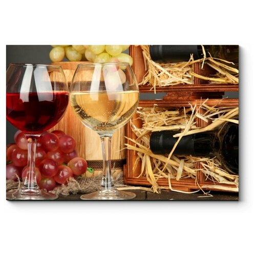 Модульная картина Ароматное вино130x87