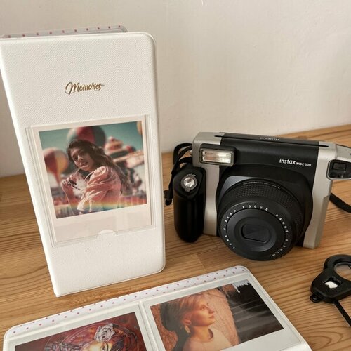 Фотоальбом Instax Wide / Polaroid, 64+1 фото, белый