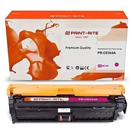 Картридж лазерный Print-Rite TRHE97MPU1J PR-CE343A CE343A пурпурный