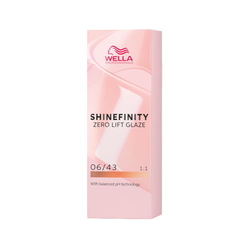 Wella Professionals Гель-крем краска Shinefinity, 06/43 багряный рассвет, 60 мл