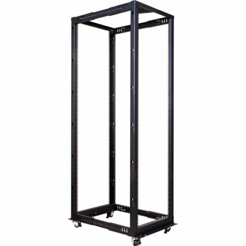 Стойка двухрамная Lanmaster TWT-RACK2-48U-ADJ, черная