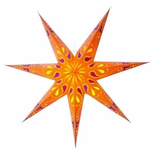 Подвесная звезда плафон сири (оранжевая), 70 см, белый кабель, цоколь Е14, STAR trading