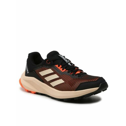 Кроссовки adidas, размер EU 46 2/3, черный, оранжевый