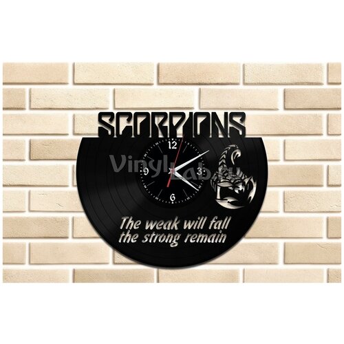 Scorpions — часы из виниловой пластинки (c) VinylLab