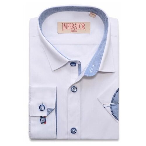 Школьная рубашка Imperator, размер 146-152, белый