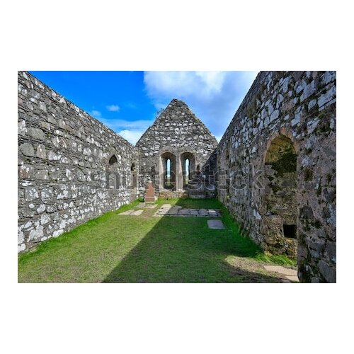 Постер Руины церкви на острове Айлей (Шотландия) 45см. x 30см.