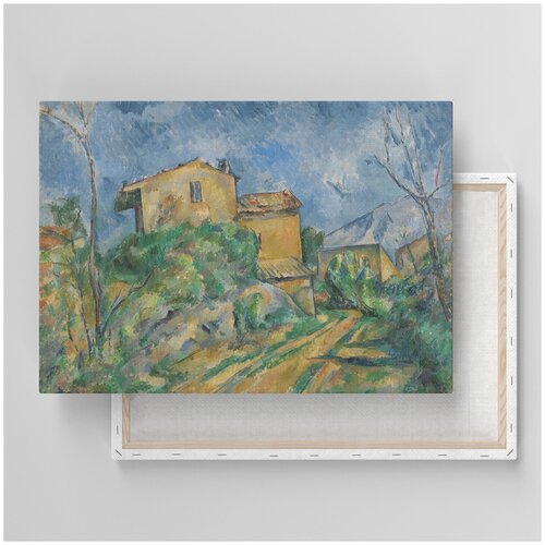 Картина на холсте с подрамником / Cezanne Paul / Сезанн Поль - Дворец Марии на пути к Черному замку