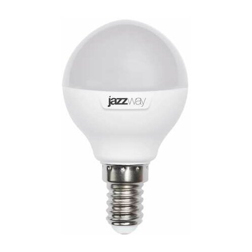 Лампа светодиодная PLED-SP G45 9Вт шар 3000К тепл. бел. E14 820лм 230В JazzWay 2859570A (50шт. в упак.)