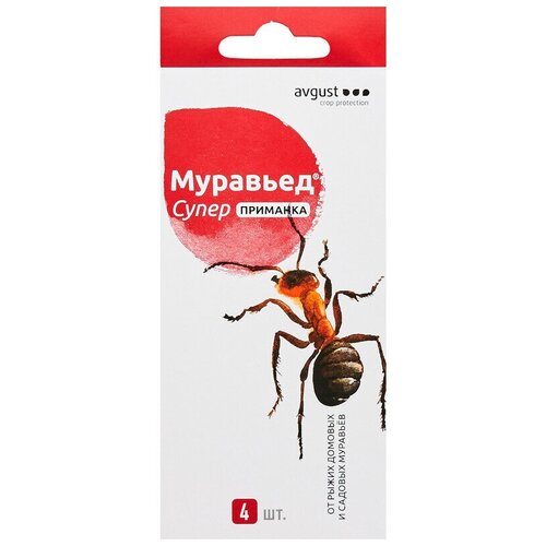 Средство для защиты от муравьев "Муравьед Супер" приманка 4 шт