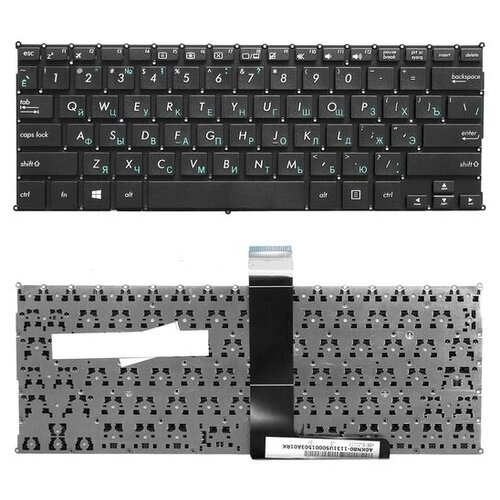 Клавиатура для ноутбука Asus Vivobook X200 F200 p/n: AEEX8700010 (черная)