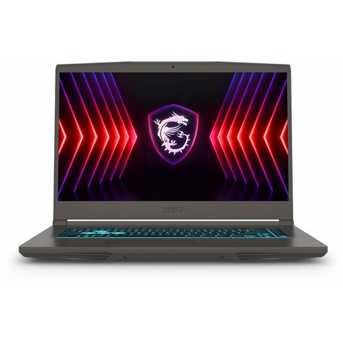 Ноутбук MSI Thin 15 B12VE-1292RU Core i7 12650H 16Gb SSD512Gb NVIDIA GeForce RTX4050 6Gb 15.6" IPS FHD (1920x1080) Windows 11 Home grey WiFi BT Cam (9S7-16R831-1292)