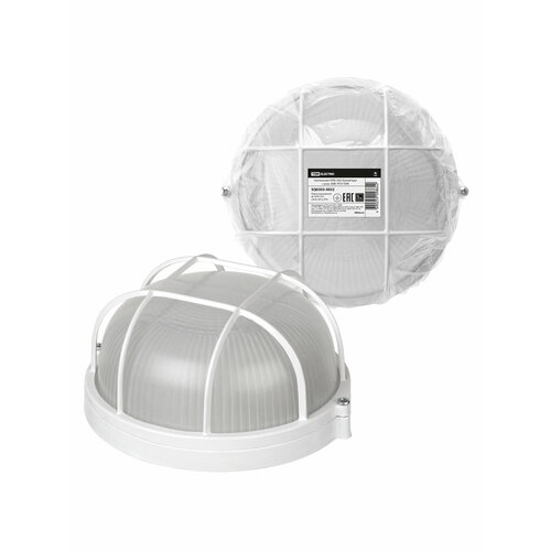 Настенно-потолочный светильник TDM ELECTRIC НПБ1302, E27, 60 Вт, кол-во ламп: 1 шт., цвет арматуры: белый, цвет плафона: белый