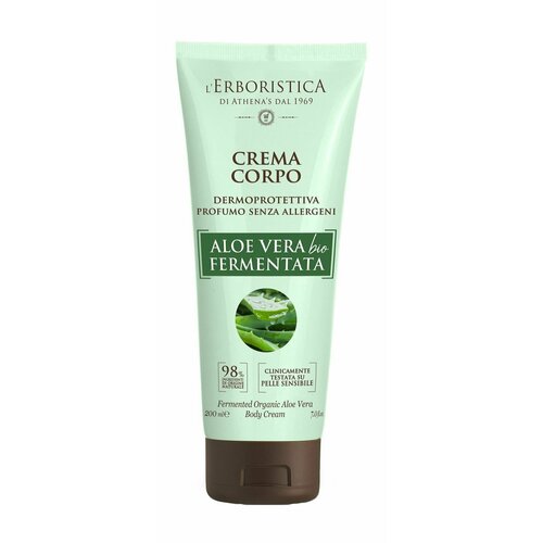 Интенсивно увлажняющий крем для тела с алоэ вера / L'Erboristica Fermented Organic Aloe Vera Body Cream