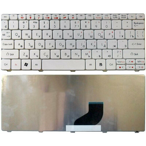 Клавиатура для ноутбука Emachines 350 Белая