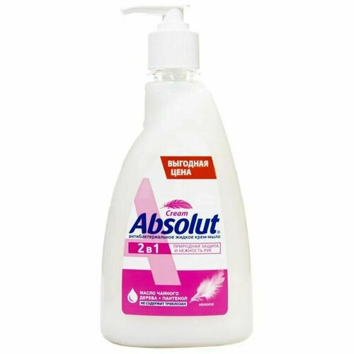 Absolut Cream Жидкое мыло 2 в 1 "Нежное", 500 гр