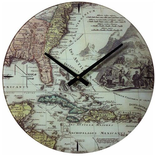 Салют Часы настенные Caribbean Stories