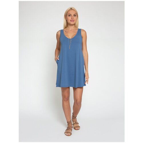 Платье Lunarable, размер 50 (XL), синий, голубой
