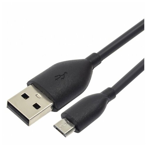 Дата-кабель USB-MicroUSB, 1 м, черный