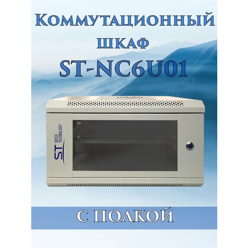 Шкаф телекоммуникационный с полкой ST-NC6U01