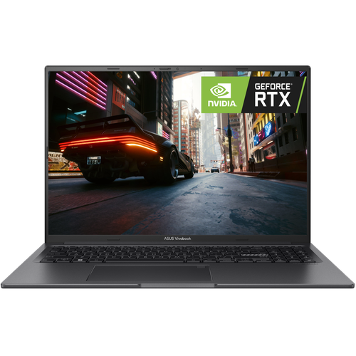 16" Ноутбук Asus VivoBook 16X, 120Гц, Intel Core i5-12500H (4.6 ГГц), RAM 24 ГБ, SSD 1024 ГБ, NVIDIA GeForce RTX 2050, Windows 11, Русская раскладка