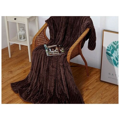 Плед из велсофта альвитек SOFT PLUSH CARRE 011-SP 200х220