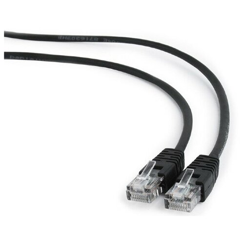Сетевой кабель Gembird Cablexpert UTP cat.5e 5m Black PP12-5M/BK