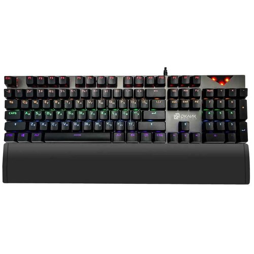 Клавиатура проводная Oklick 935G (1460068) RGB черная