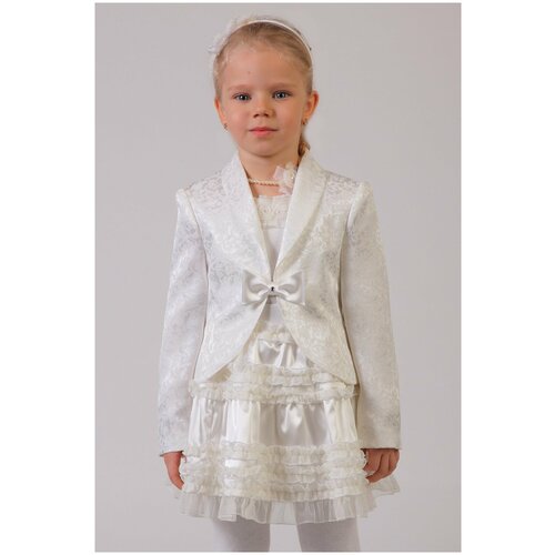  пиджак Инфанта, размер 110/60, белый