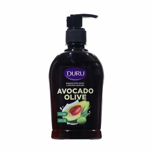 Крем-мыло жидкое DURU Avocado Olive с маслом авокадо, 300 мл (комплект из 6 шт)