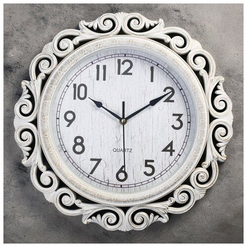 Часы настенные, серия: Классика, "Прага", плавный ход, d-40 см