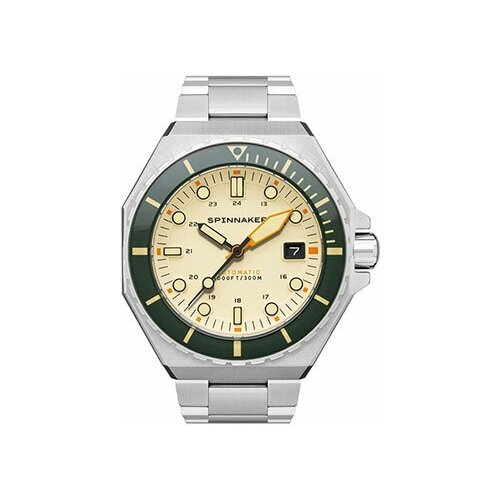 Наручные часы SPINNAKER SP-5081-CC, серебряный, зеленый
