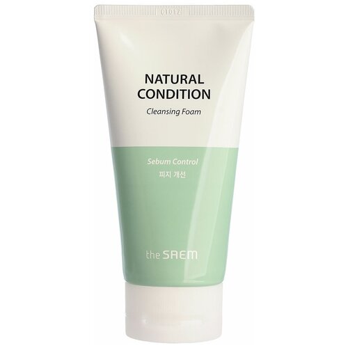 Пенка для умывания The Saem Natural Condition Cleansing Foam (Sebum Controlling - себиум-контроль)