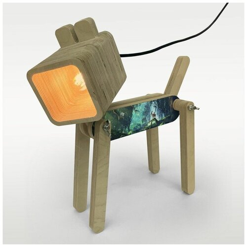 Настольная лампа светильник "Собака" модель Аниме - 521